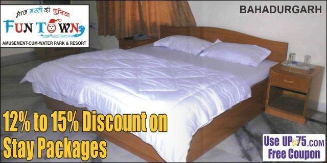 Fun Town Park Bahadurgarh Delhi Stay Package Offers Room Booking Price