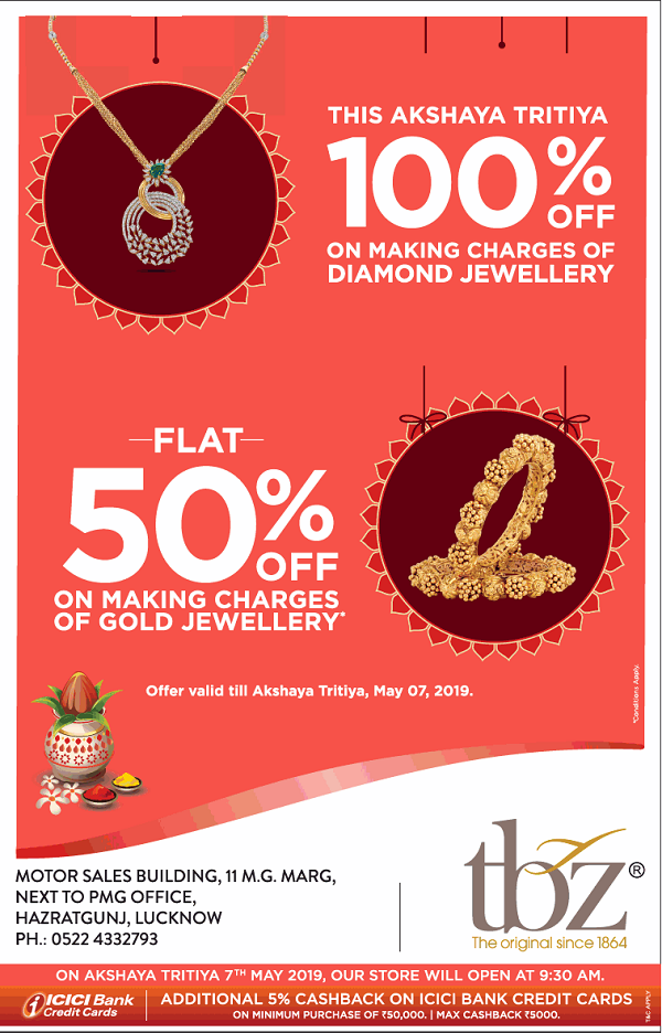 TBZ Lucknow Jewellery Stores Sales Offers Discounts Numbers