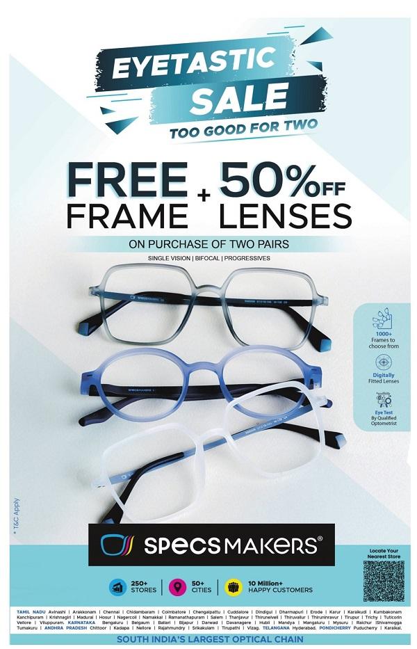 Specsmakers Bangalore Eyewear Specs Stores Sale Offers Numbers