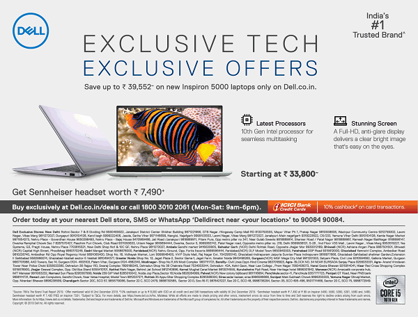 Dell Delhi Laptops Stores Sales Offers Numbers Discounts
