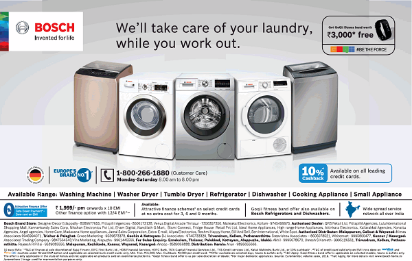 Bosch Kochi Home Appliances Stores Sales Offers Numbers 2020