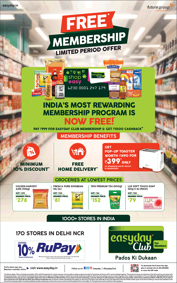 Easyday Club Delhi Grocery Stores Sales Offers Numbers Discounts 4552