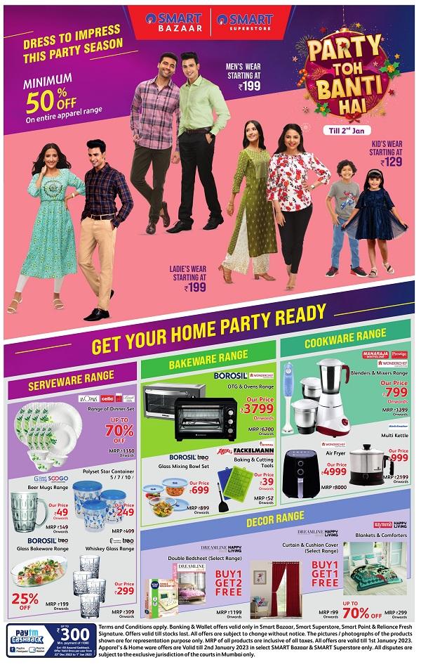 Reliance Smart Ahmedabad Grocery Stores Sale Offers Discounts Numbers