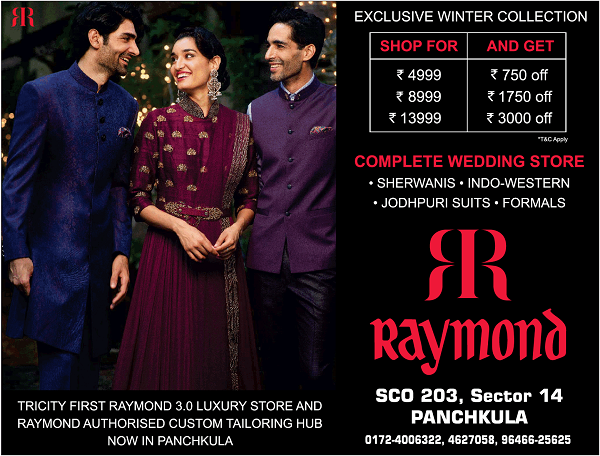 The Raymond Shop Chandigarh Shops Stores Showrooms Offers Sale 2021