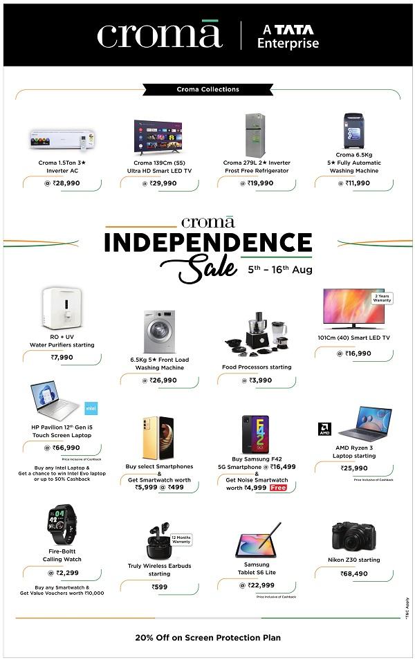 Croma Delhi Electronic Appliances Stores Sale Offers Numbers Discount