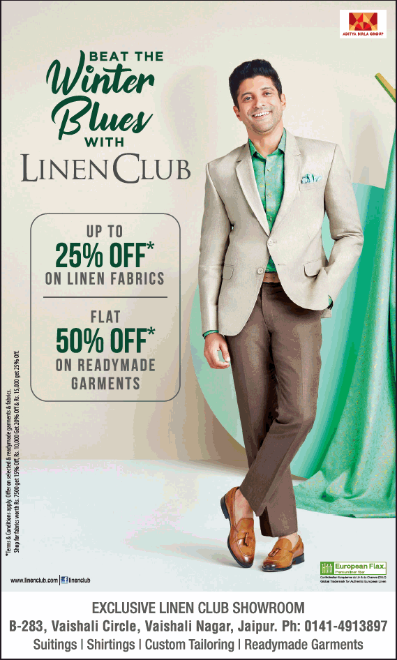 Linen Club Jaipur Offers Stores Numbers Clothing Sales 2020