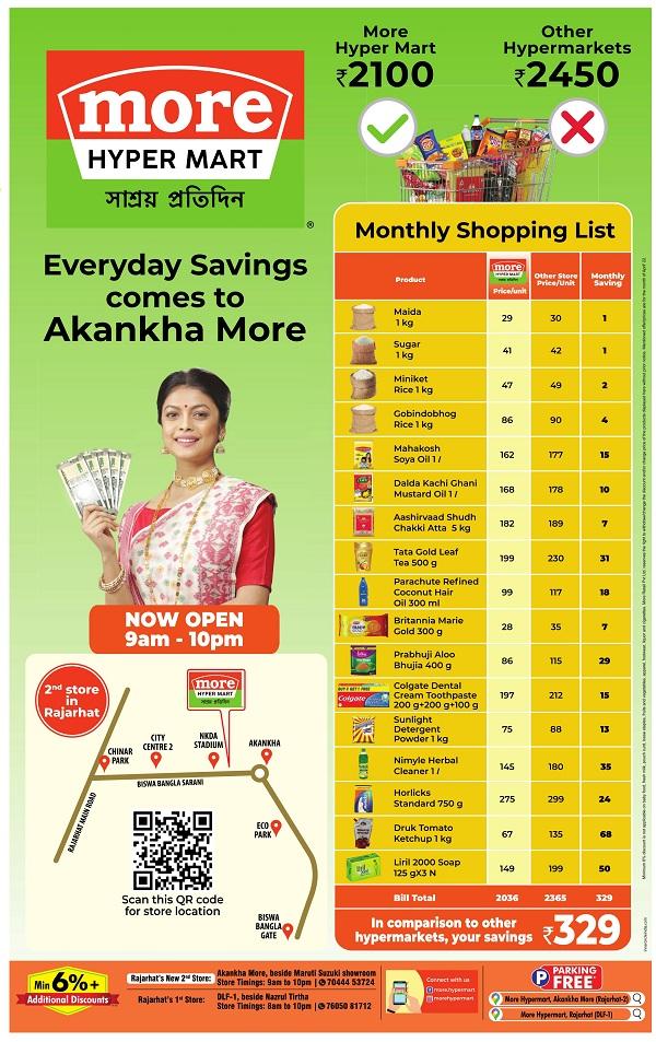 More Megastore Kolkata Offers Stores Number Groceries Sale Supermarket