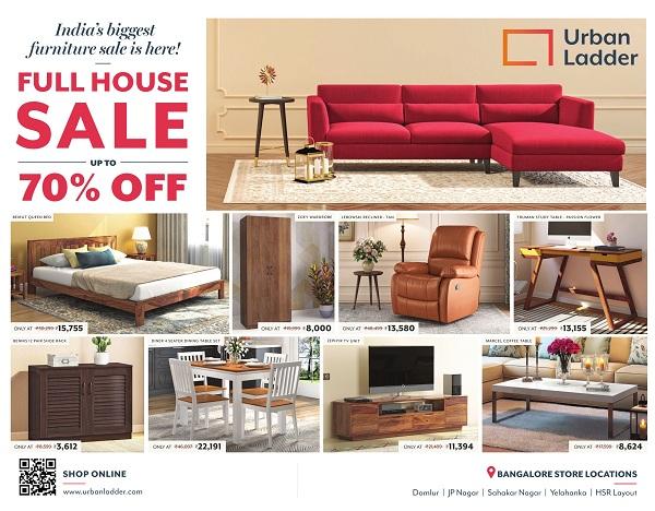 Urban Ladder Bangalore Furniture Stores Sale Offers Numbers Discounts
