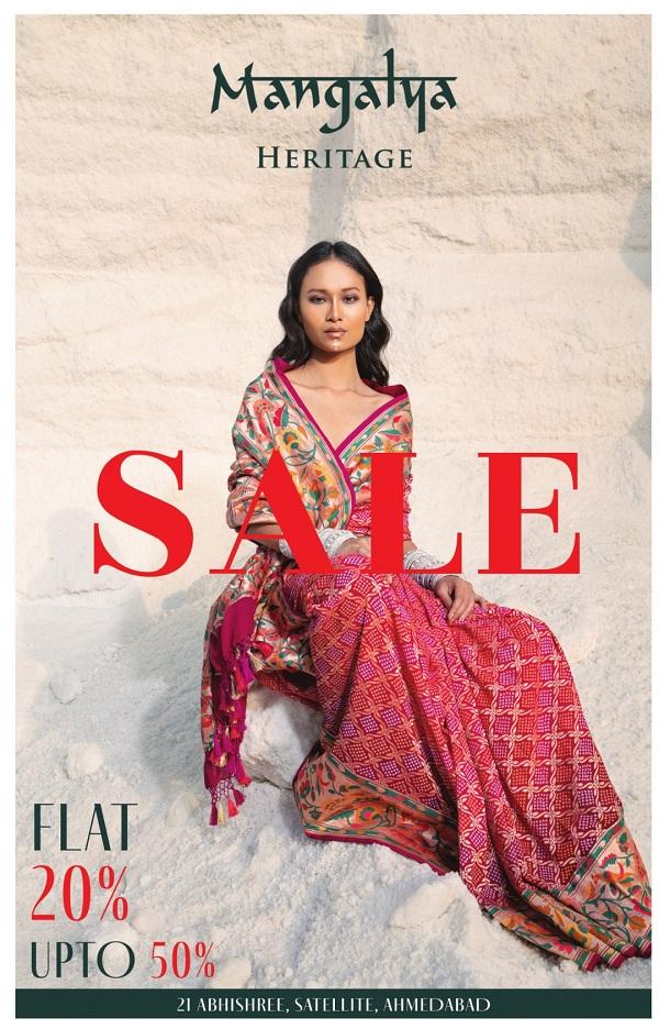 Mangalya Ahmedabad Sale Sarees Stores Offers Number Discounts Shop