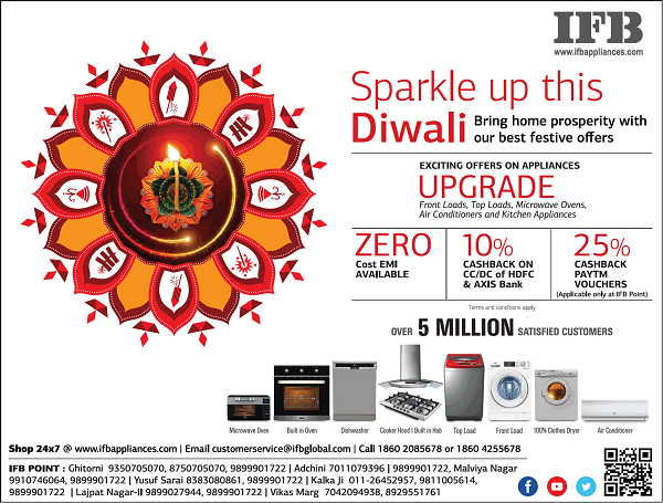 IFB Delhi Home Appliances Stores Sales Offers Numbers Discounts 2020