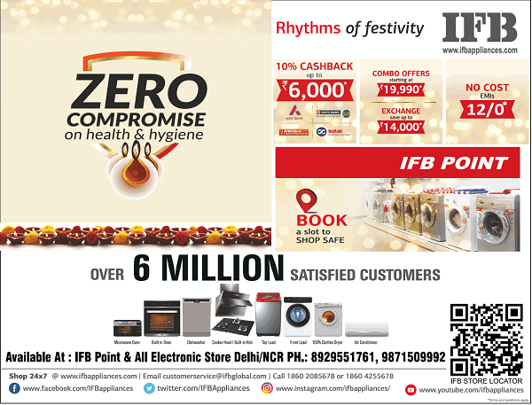 IFB Delhi Home Appliances Stores Sale Offers Numbers Discounts 2021