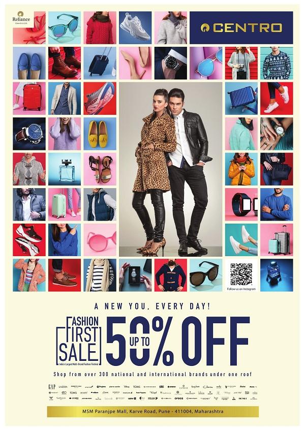 Centro Pune Sale Fashion and Footwear Stores Offers Number Discounts