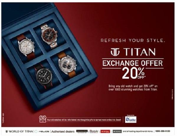 Titan Bangalore Seasonal Sales Discounts Offers Watches Coupons Deals 2020