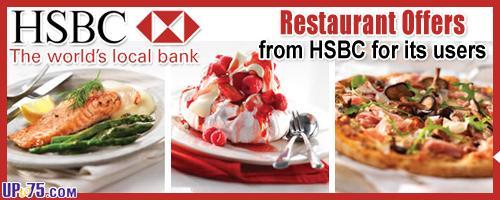 HSBC Bank Credit Debit Card Chennai Restaurant Offers and Deals