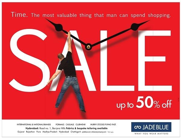 Jade Blue Hyderabad Clothing Sale Discounts Offers Coupons Stores Deal