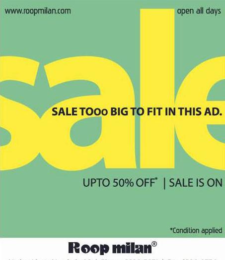 Roop Milan Mumbai Store Outlets, Deals, Sales