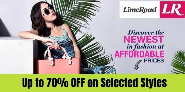 LimeRoad Offers Online Shopping Coupons Discounts Apparels Store 2021